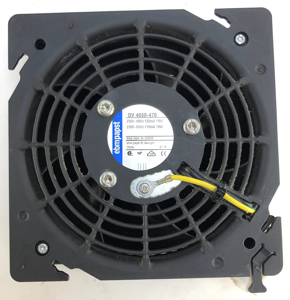 ebmpapst DV4650-470 230 Vac 110 mA 18W Cooling Fan w/Rittal Outlet Filter (AB9) — Electrical ...
